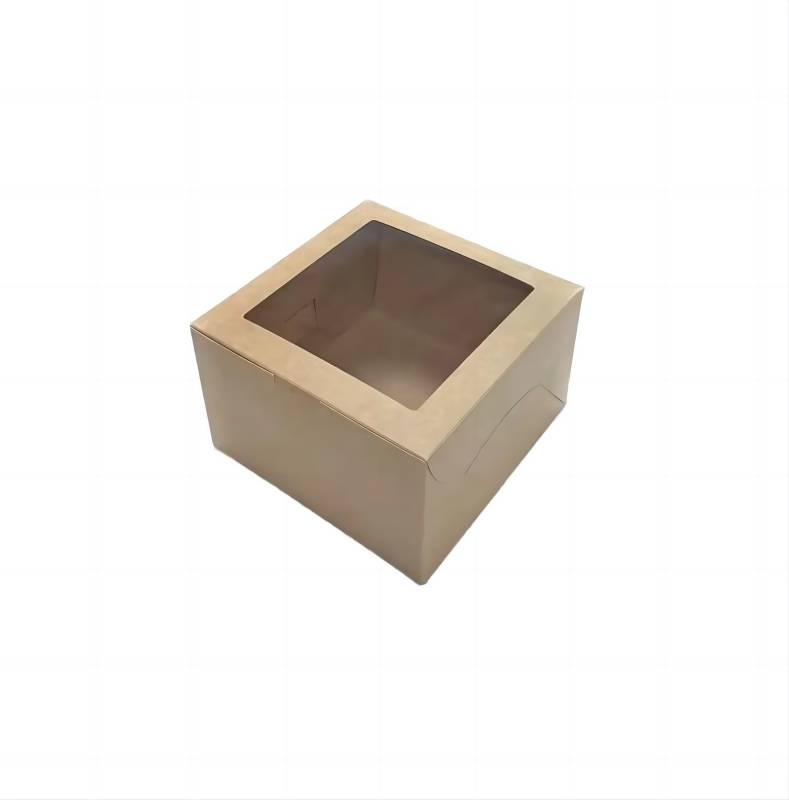 BDL Wholesale Brown Kraft Paper Folding Square Box Packaging Takeaway ...